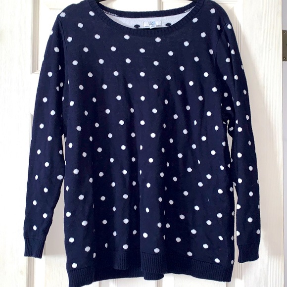 croft & barrow | Sweaters | Croft And Barrow Polka Dot Sweater | Poshmark